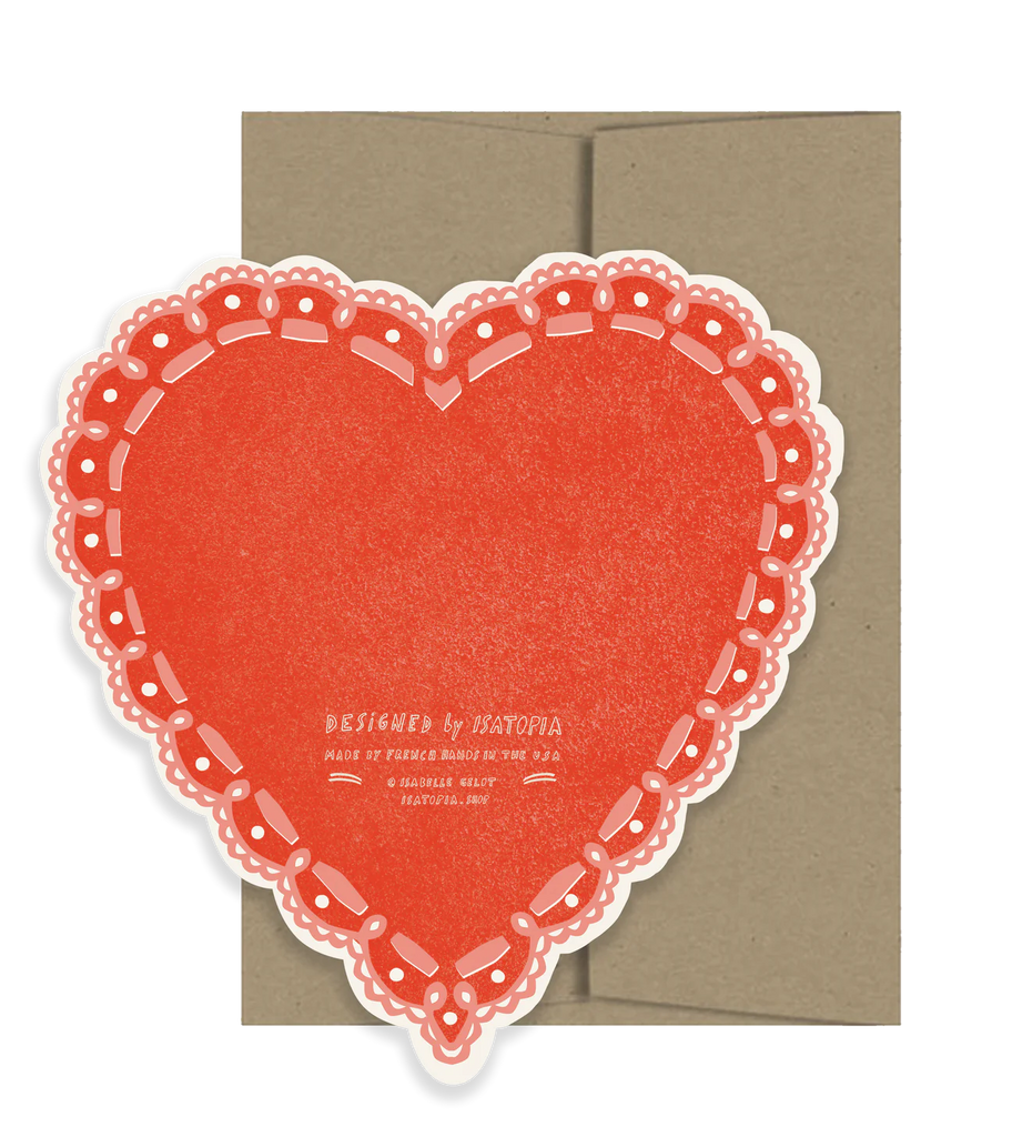 Rose Heart Amour Collection - Die Cut Card – The Future Mpls